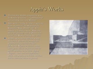 Adolphe Appia resource pack | PPT