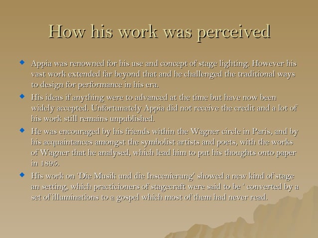 Adolphe Appia resource pack | PPT