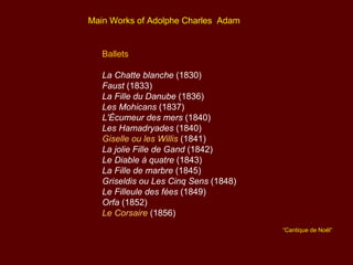 Adolphe Charles Adam Biography | PPT