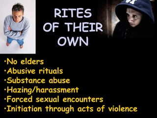 Adolescent Rites Of Passage | PPT
