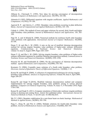 Adomian decomposition method for solving higher order boundary value problems | PDF