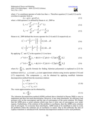 Adomian decomposition method for solving higher order boundary value problems | PDF