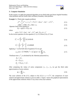 Adomian decomposition method for solving higher order boundary value problems | PDF