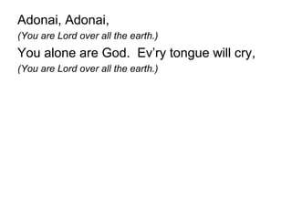 Adonai | PPT