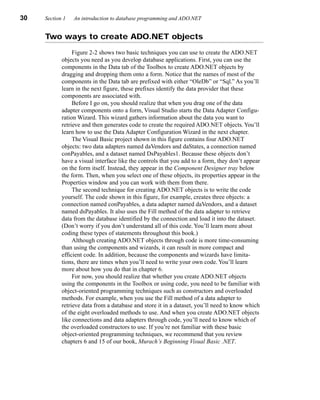 Visual Basic.Net & Ado.Net