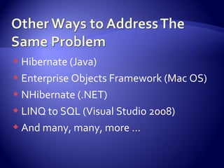 ADO.NET Entity Framework | PPT
