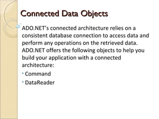 ADO .Net | PPT