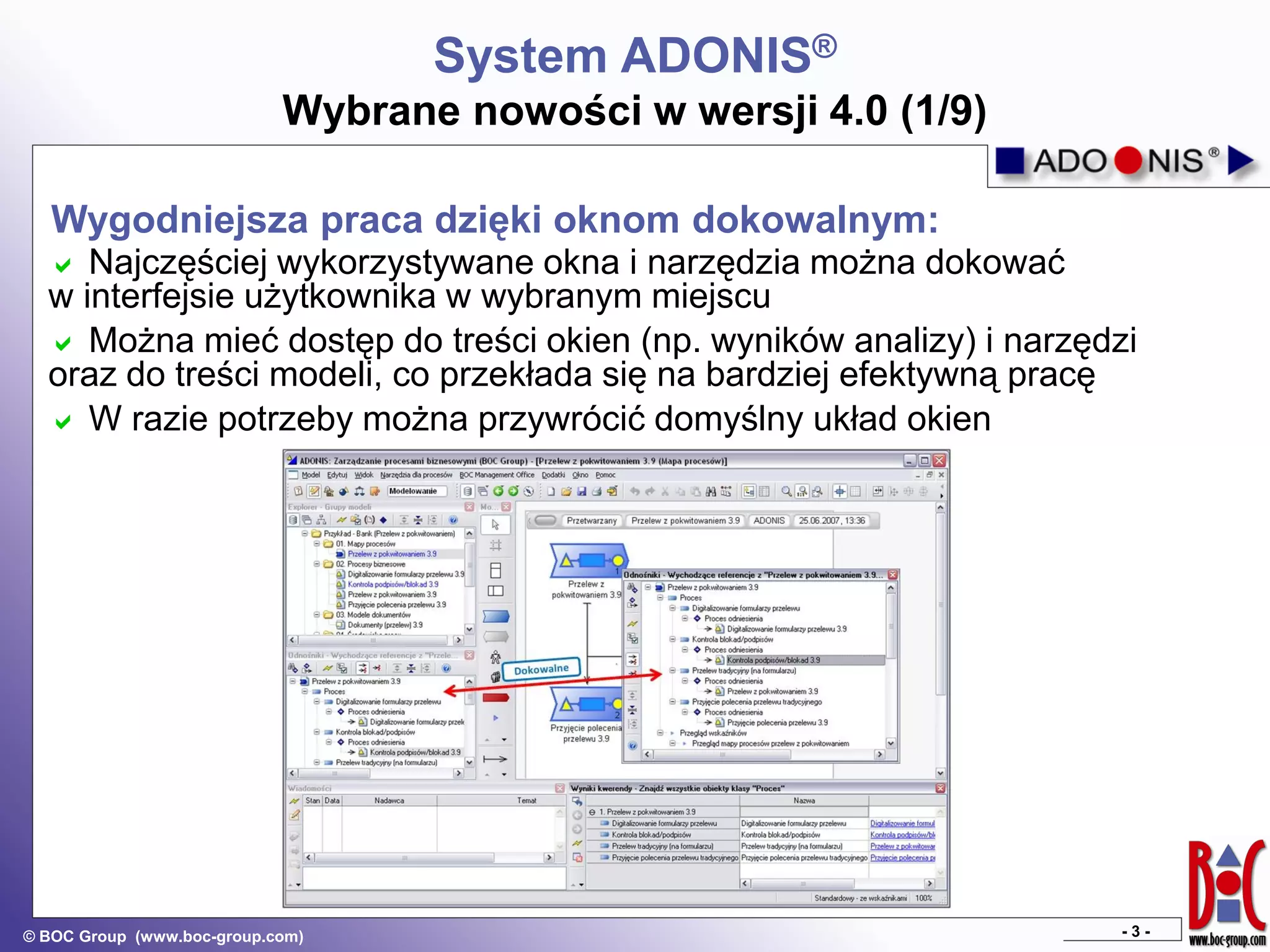 ADONIS 4.0 - prezentacja nowych funkcji | PDF