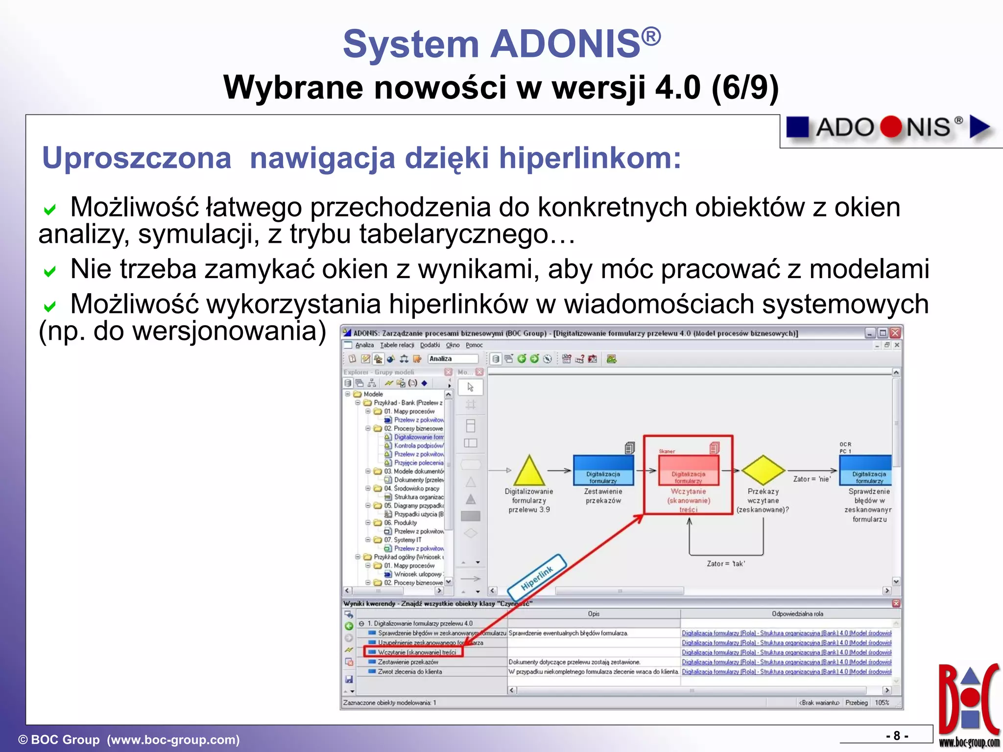ADONIS 4.0 - prezentacja nowych funkcji | PDF