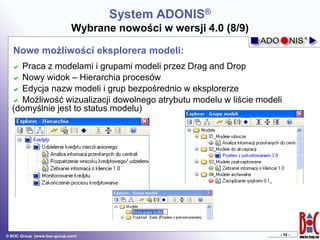 ADONIS 4.0 - prezentacja nowych funkcji | PDF