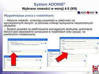 ADONIS 4.0 - prezentacja nowych funkcji | PDF