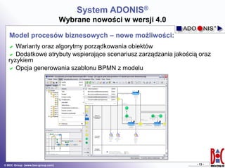 ADONIS 4.0 - prezentacja nowych funkcji | PDF