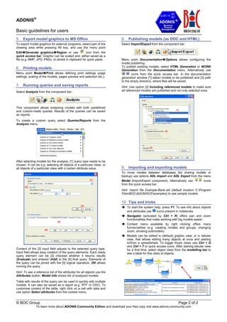 Adonis basic guidelines | PDF