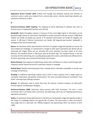 Ad operations dictionary | PDF