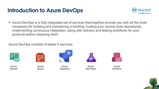 Azure DevOps Pipeline setup for Mule APIs #36 | PPT