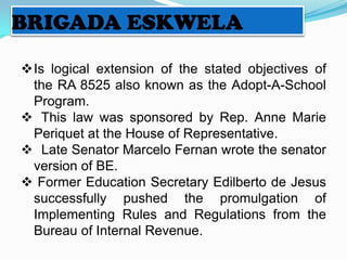 Adopt a-school program | PPTX