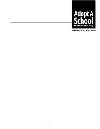 Adopt-a-School Program Kit | DOCX