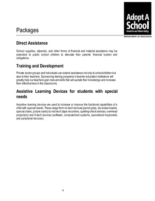 Adopt-a-School Program Kit | DOCX