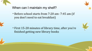 Adopt a-Shelf Program | PPT