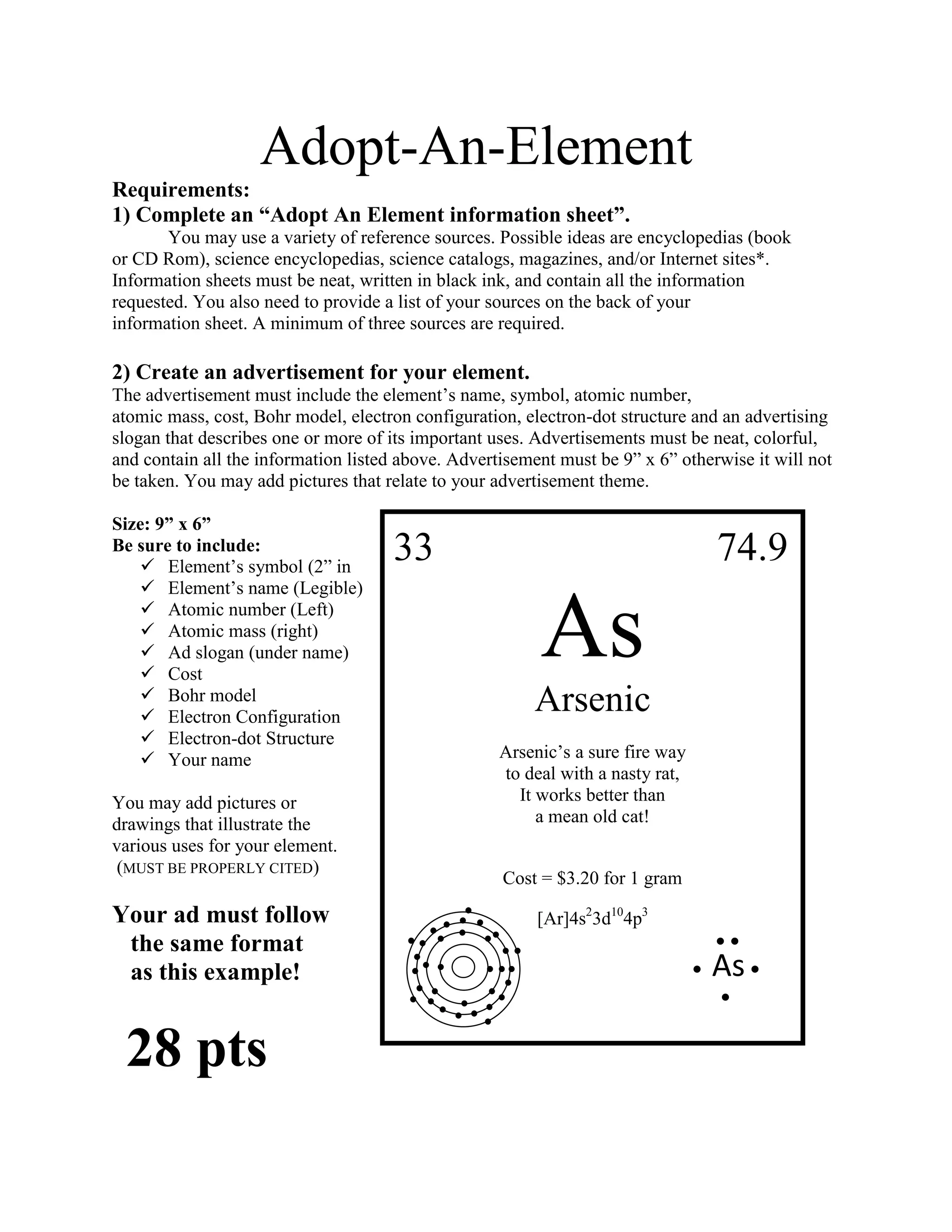 Adopt an element | DOCX