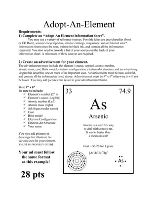 Adopt an element | DOCX