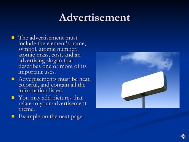 Adopt an element | PPT