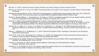 Adopted families and systemic family therapy | PPTX