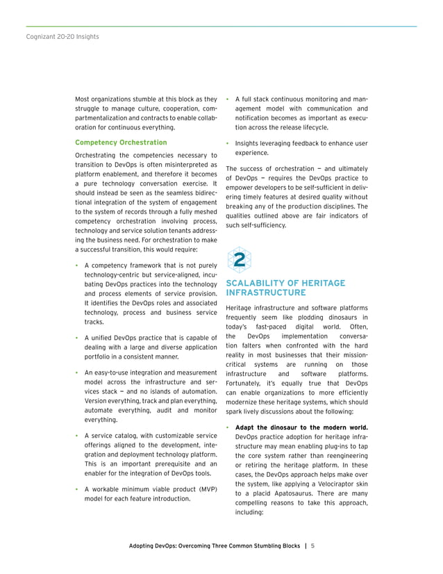 Adopting DevOps: Overcoming Three Common Stumbling Blocks | PDF