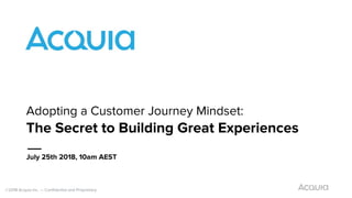 Adopting a Customer Journey Mindset | PDF