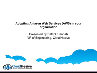 Adopting AWS in your organization - ITPalooza 2015 | PPTX | Cloud Computing | Internet