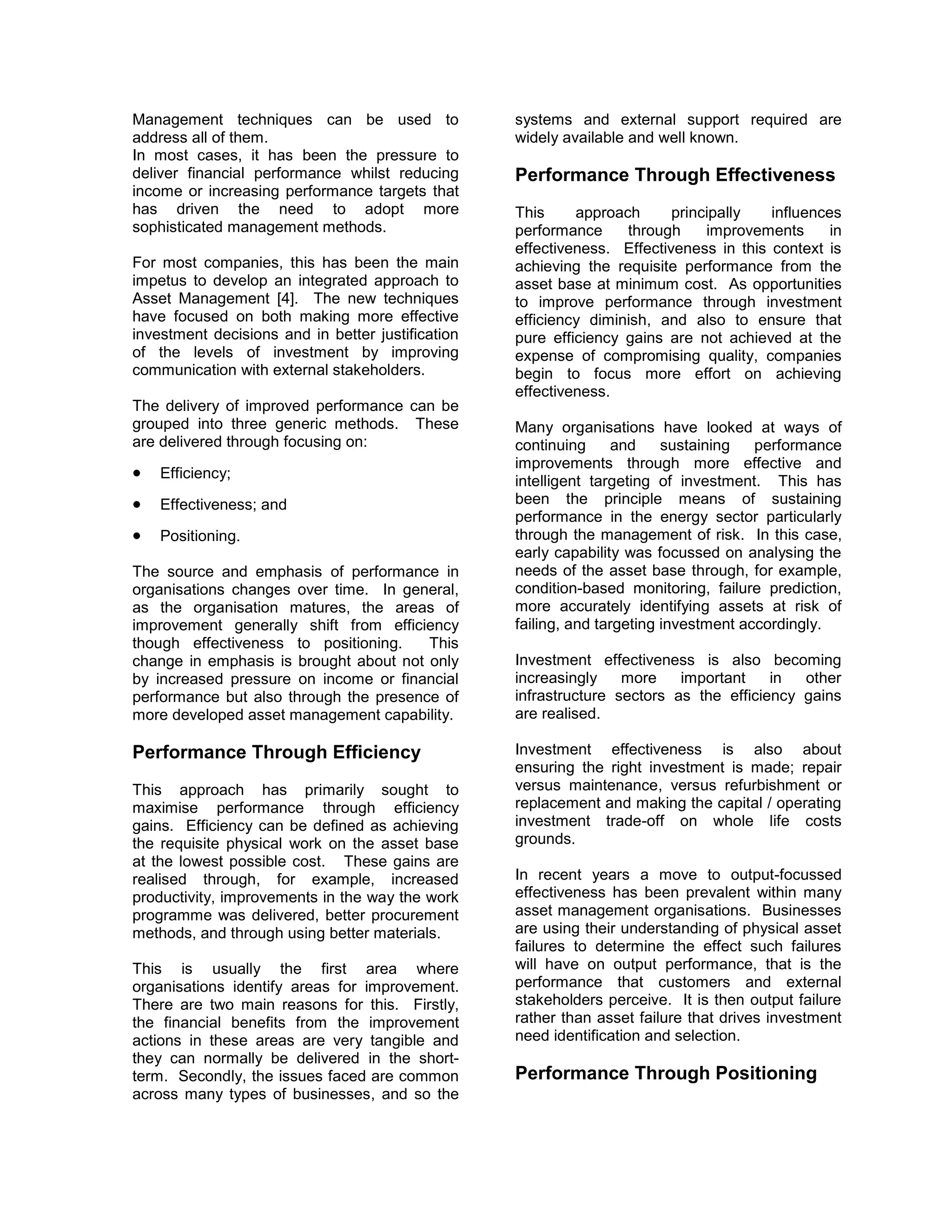 Adopting best practice asset management | PDF | Business Utilities ...