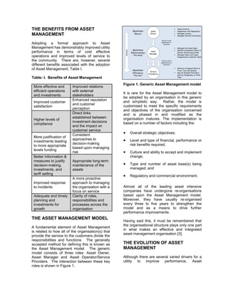 Adopting best practice asset management | PDF | Business Utilities ...