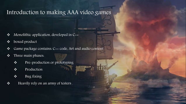 Adopting continuous delivery in video games | PPT Adopting continuous delivery in video games | PPT