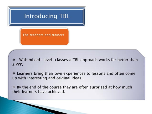Task based learning Vs PPP | PDF