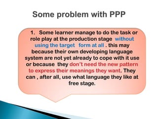 Task based learning Vs PPP | PDF