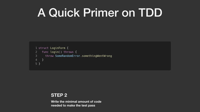 Adopting tdd in the workplace | PPT