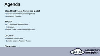 Adopting the open group cloud eco system reference model | PPTX