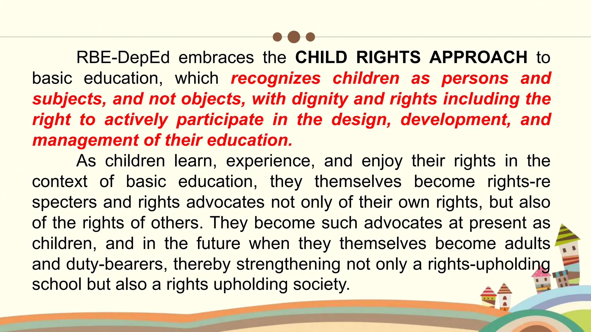 ADOPTING THE RIGHTS-BASED education framework | PPTX