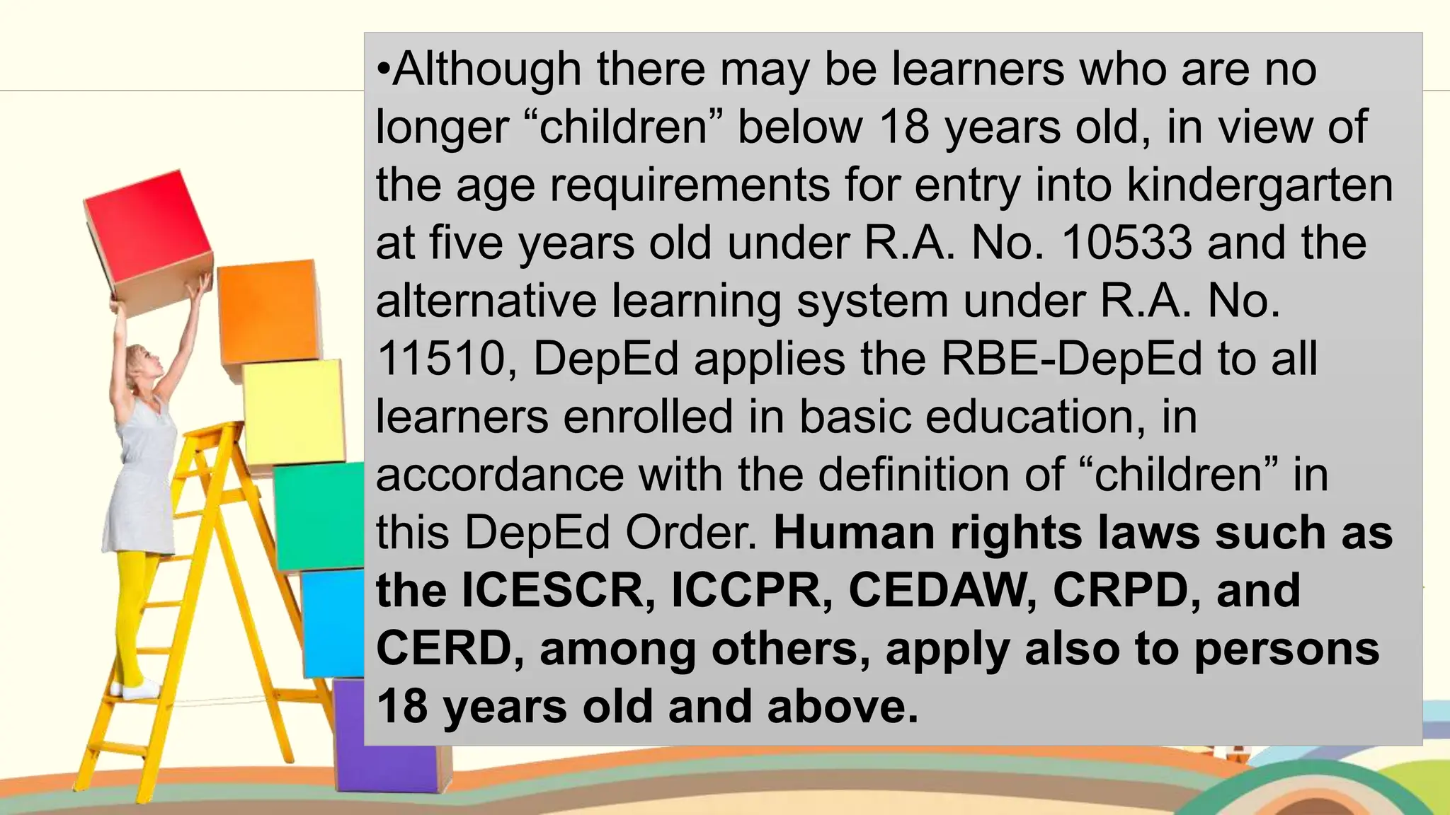 ADOPTING THE RIGHTS-BASED education framework | PPTX