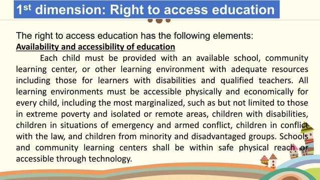 ADOPTING THE RIGHTS-BASED education framework | PPTX | Education