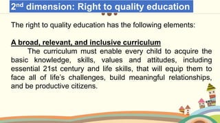 ADOPTING THE RIGHTS-BASED education framework | PPTX
