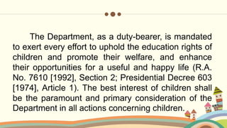 ADOPTING THE RIGHTS-BASED education framework | PPTX