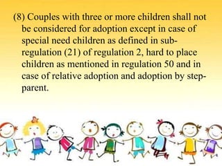 Adoption in India | PPTX
