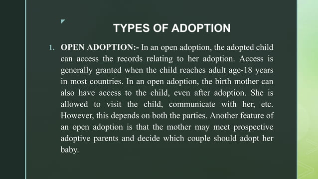 Adoption | PPTX | Adoption and Fostering | Parenting