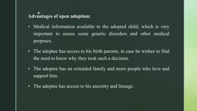 Adoption | PPTX | Adoption and Fostering | Parenting