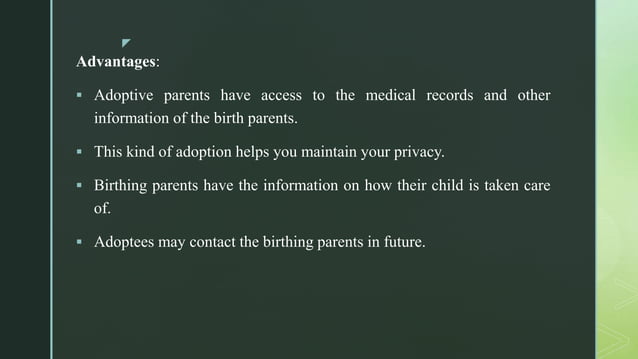Adoption | PPTX | Adoption and Fostering | Parenting