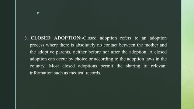 Adoption | PPTX | Adoption and Fostering | Parenting