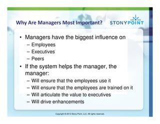 Adoption stony point salesforce end user training overview | PDF