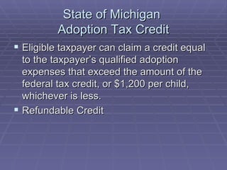 Adoption Tax Credit | PPT