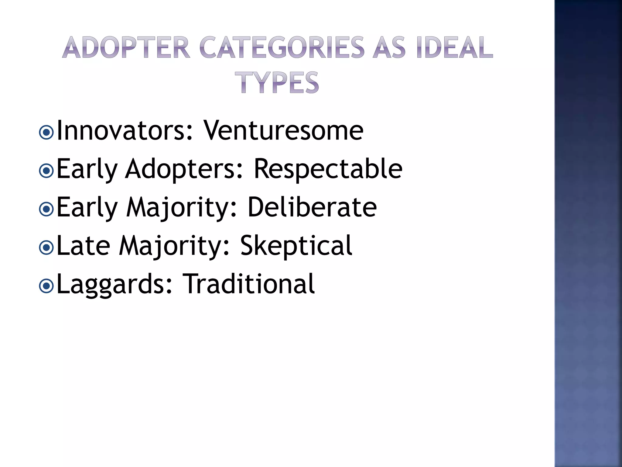 Adopter Categories | PPTX